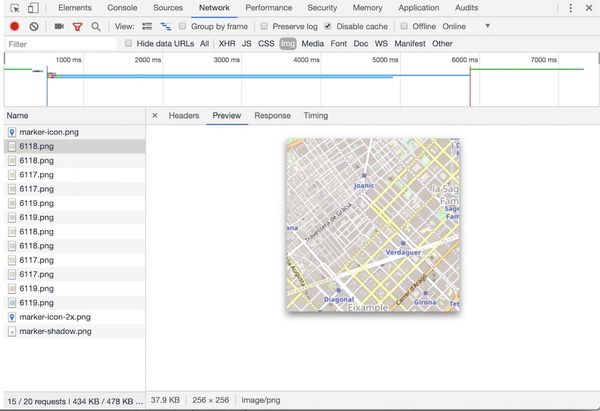 Benchmarking de mapas: Google, Bing, OpenStreetMap, Here y otros.