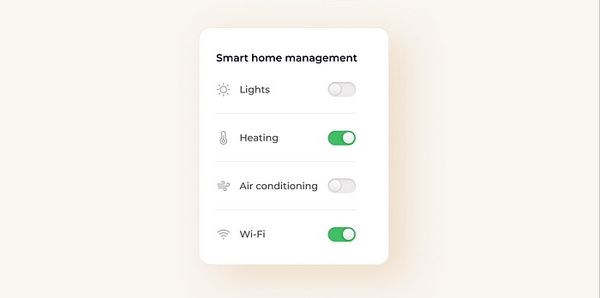 Interfaz de usuario simplificada: checkbox, radio buttons y toggles
